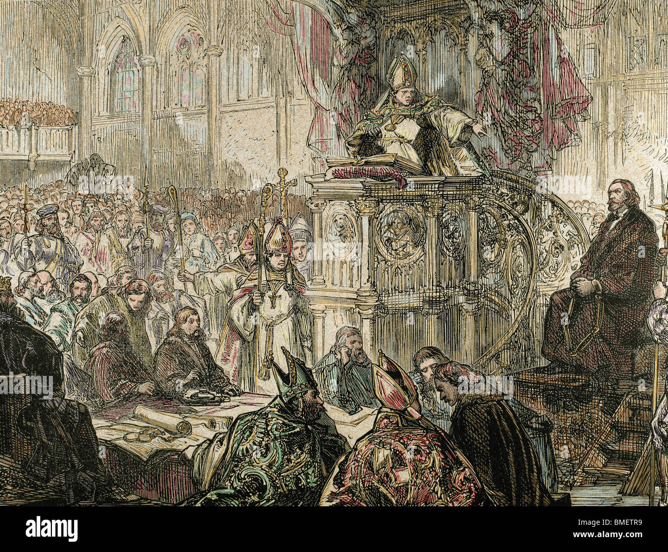 John hus stake hi-res stock photography and images - Alamy