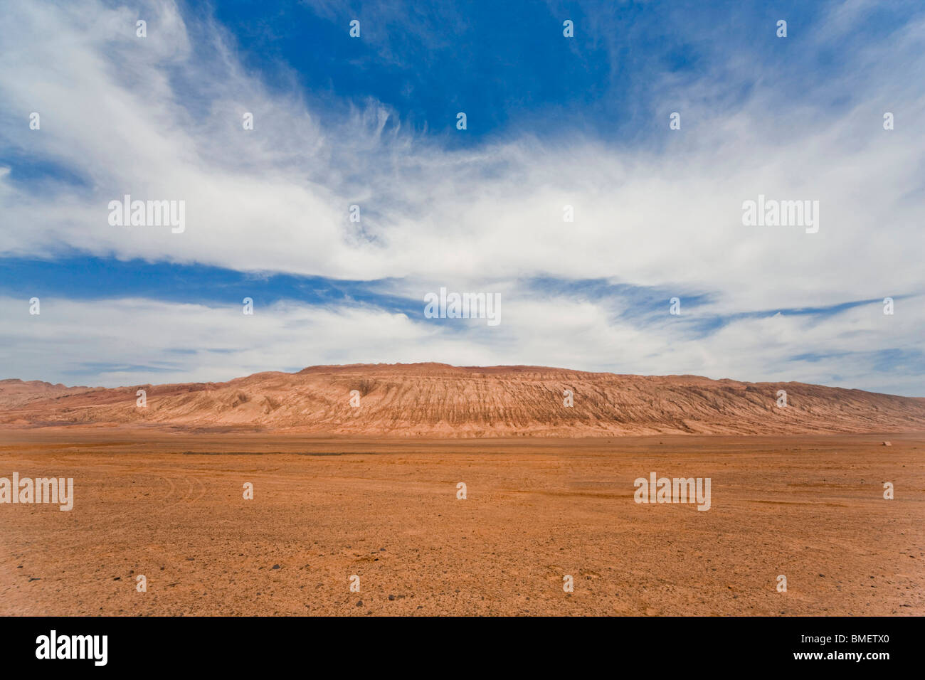 View of Flaming Mountains, Turpan city, Turpan Prefecture, Xinjiang ...