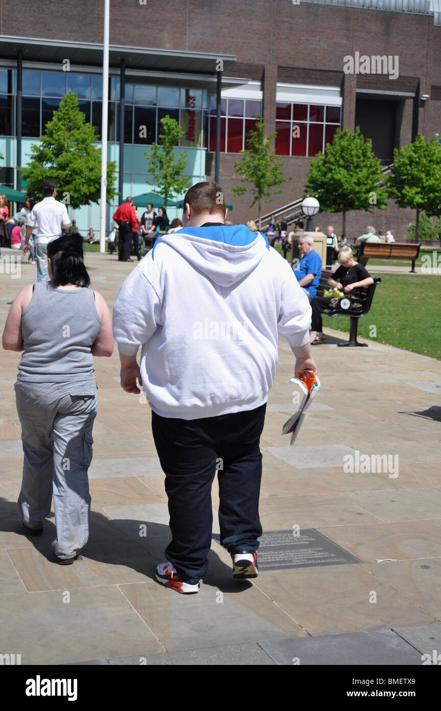 morbidly clinically obese British people Stock Photo - Alamy