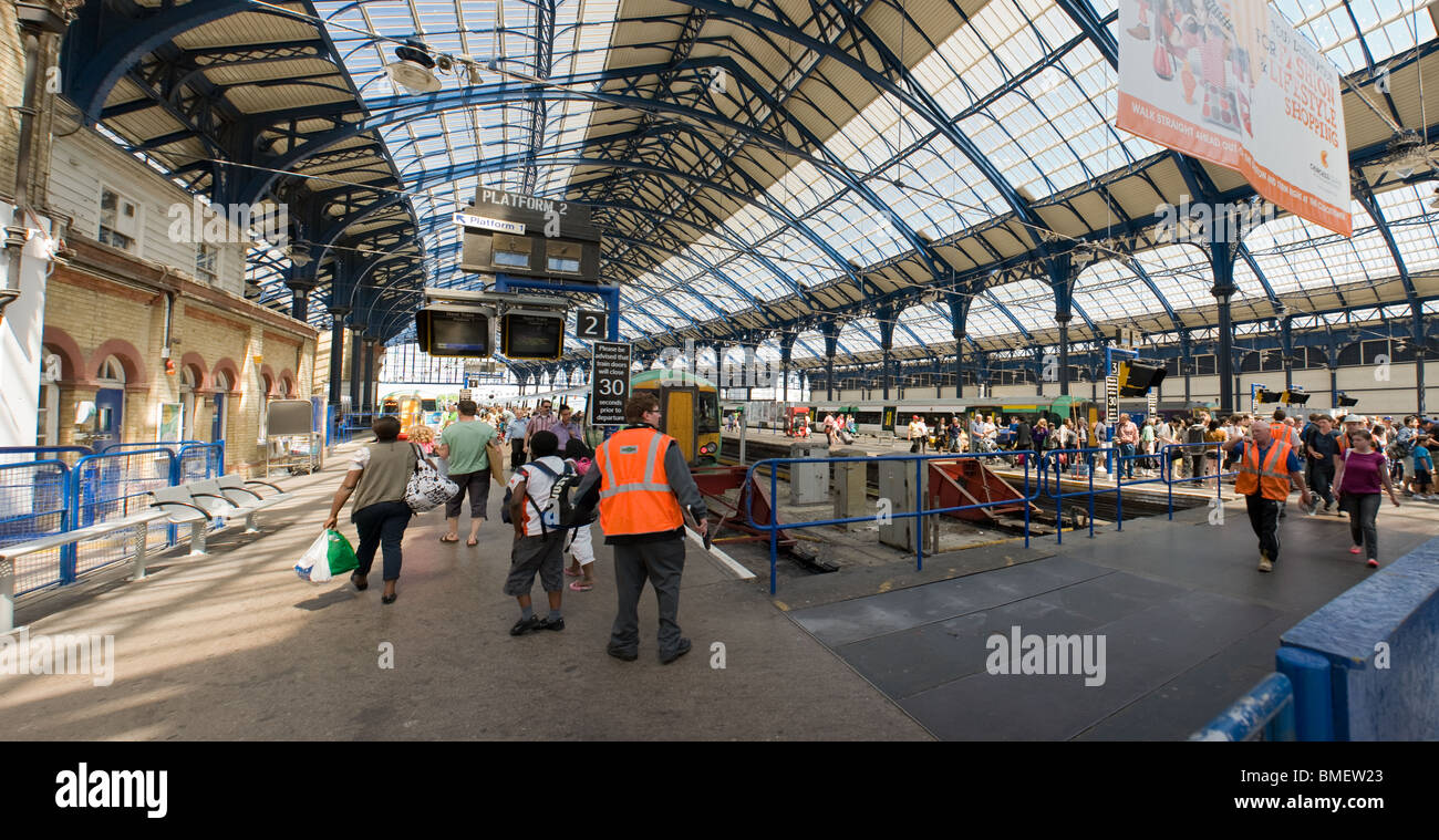 Brighton station train hi-res stock photography and images - Alamy