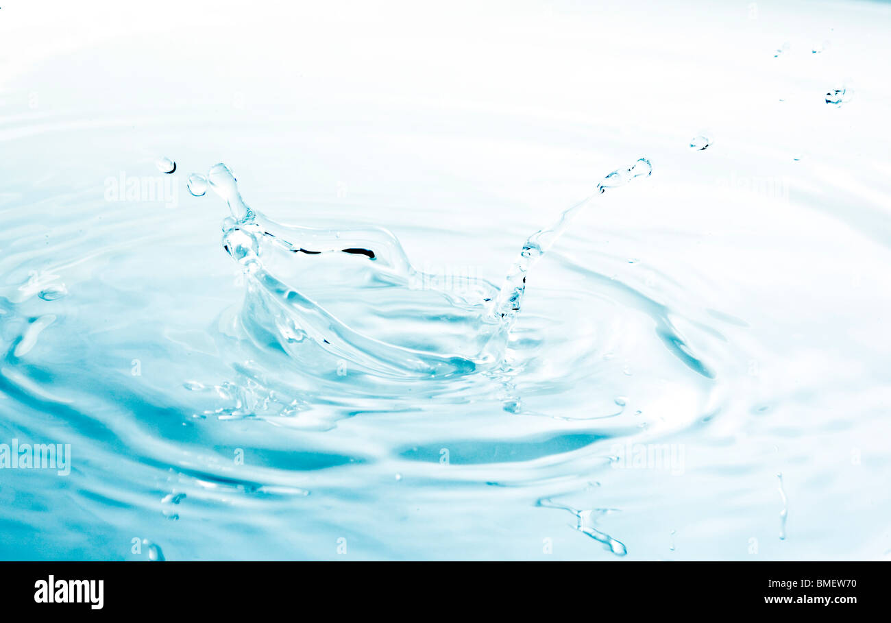 image of the pureness and the simplicity of a color water drop Stock ...