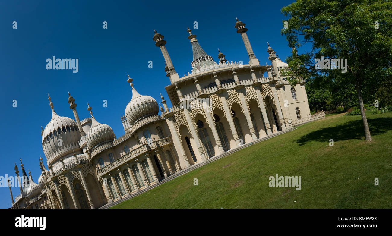 Panoramic views of Brighton: The Royal Pavilion Stock Photo - Alamy