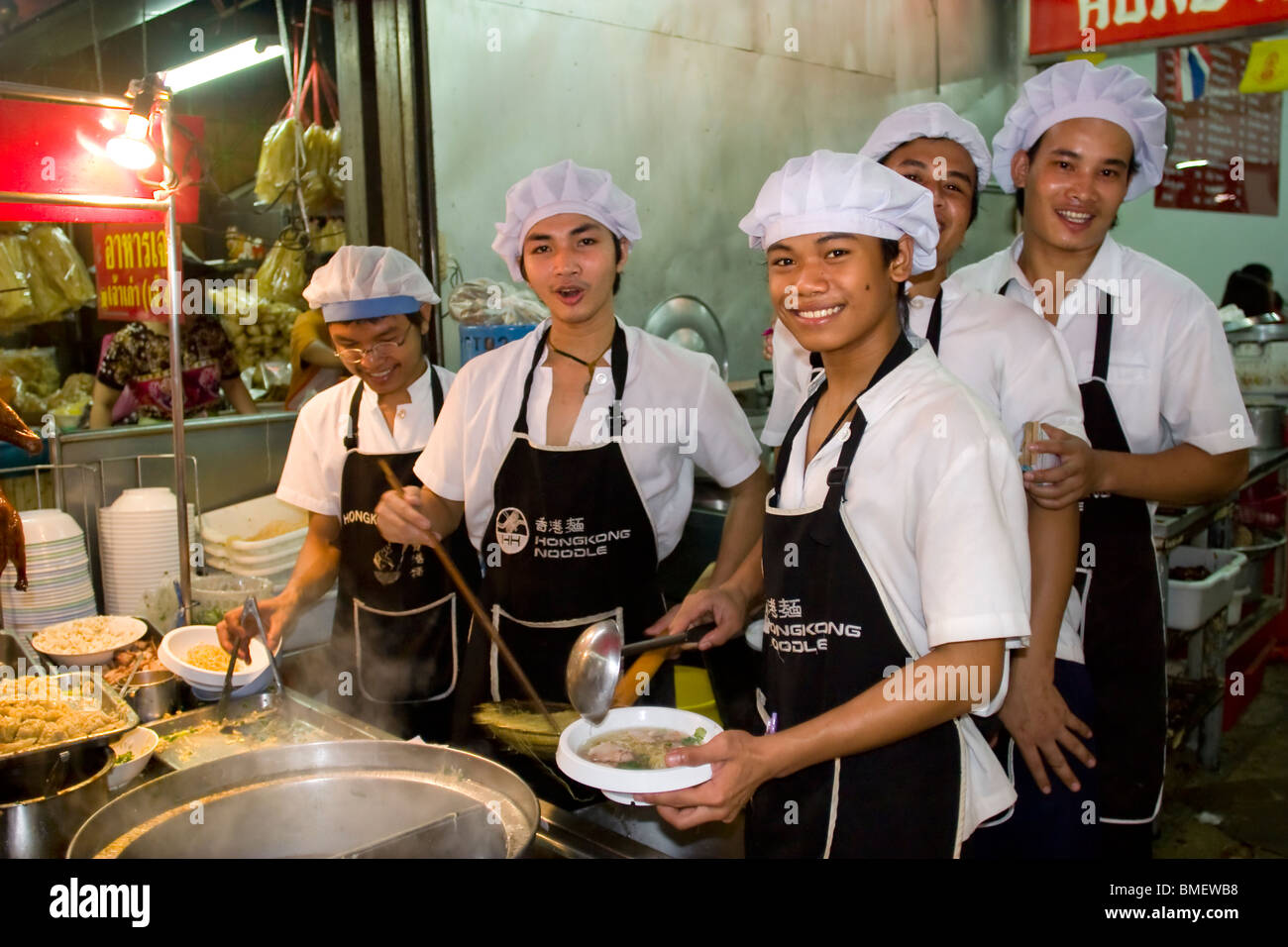 People eating inside thai restaurant hi-res stock photography and ...