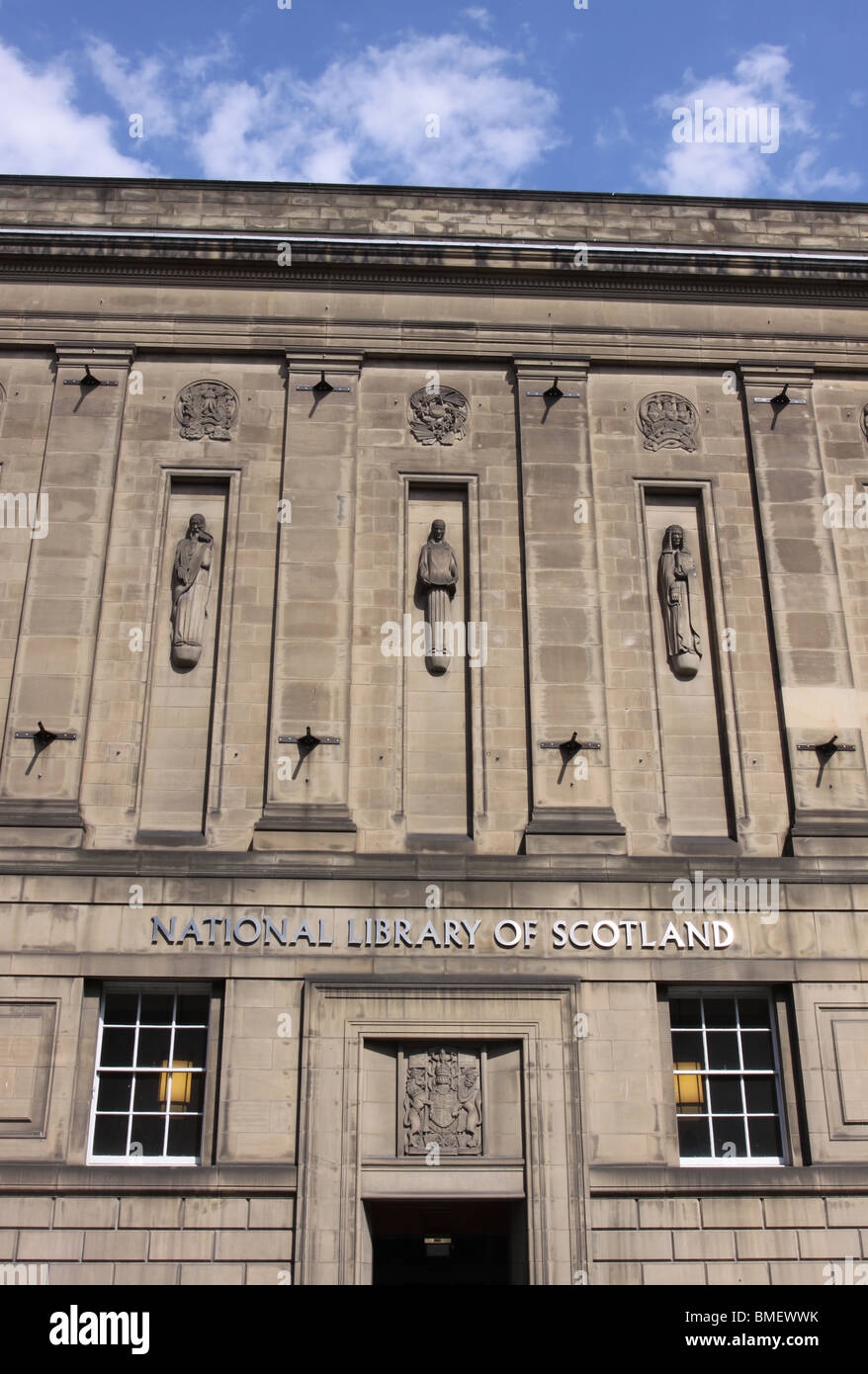exterior of National Library of Scotland Edinburgh Scotland June 2010 ...