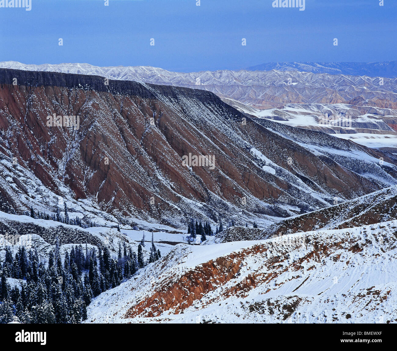 Magnificent view of Dushanzi Mud Volcano, Karamay, Xinjiang Uyghur ...