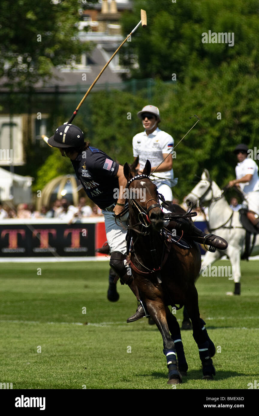 Polo being played in Hurlingham Park Stock Photo - Alamy