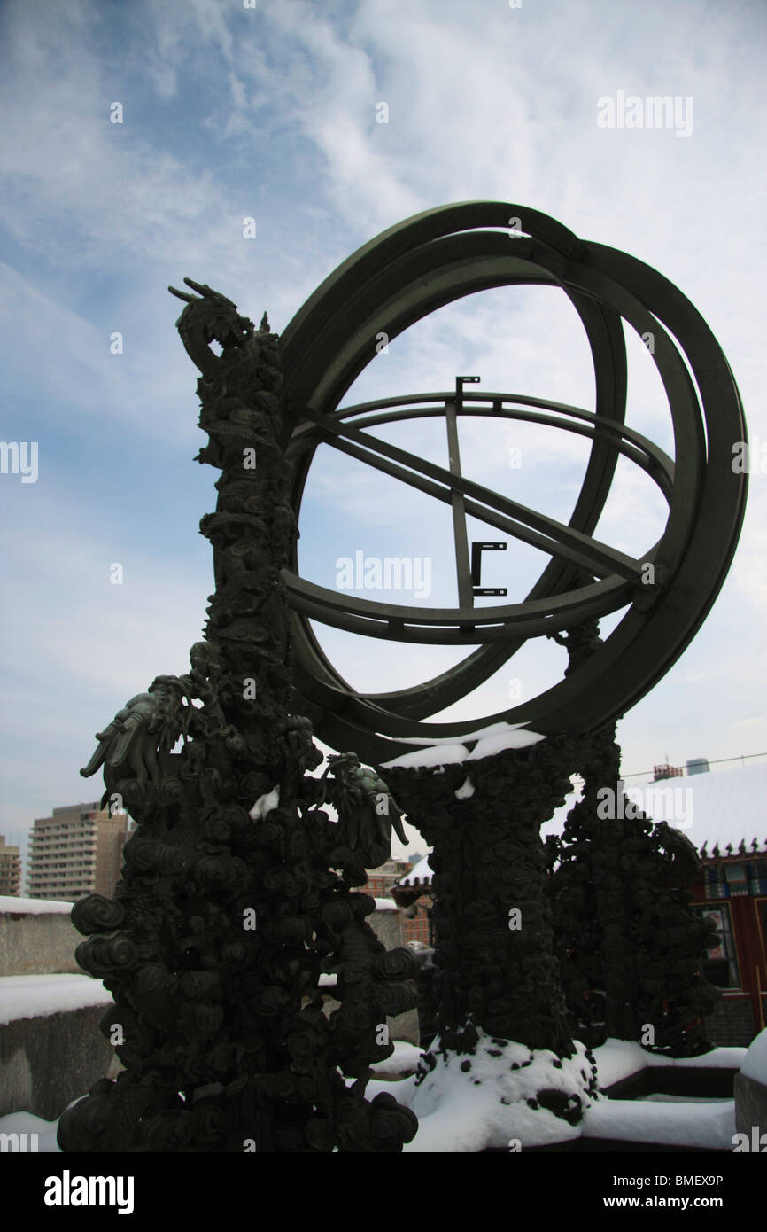 Qing Dynasty's Armillary Sphere, Beijing Ancient Observatory, Beijing ...