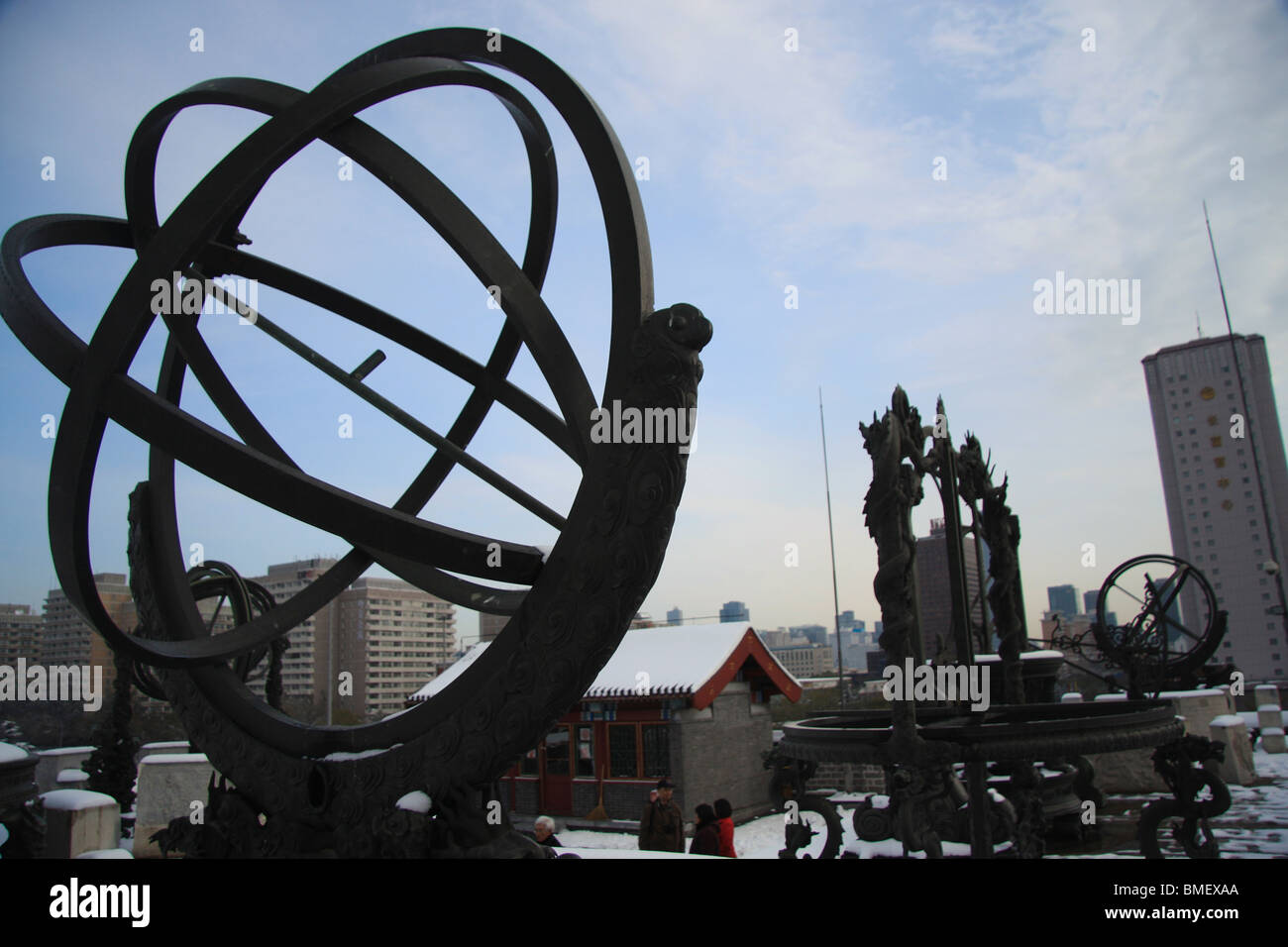 Astronomical instruments at Beijing Ancient Observatory, Beijing, China ...
