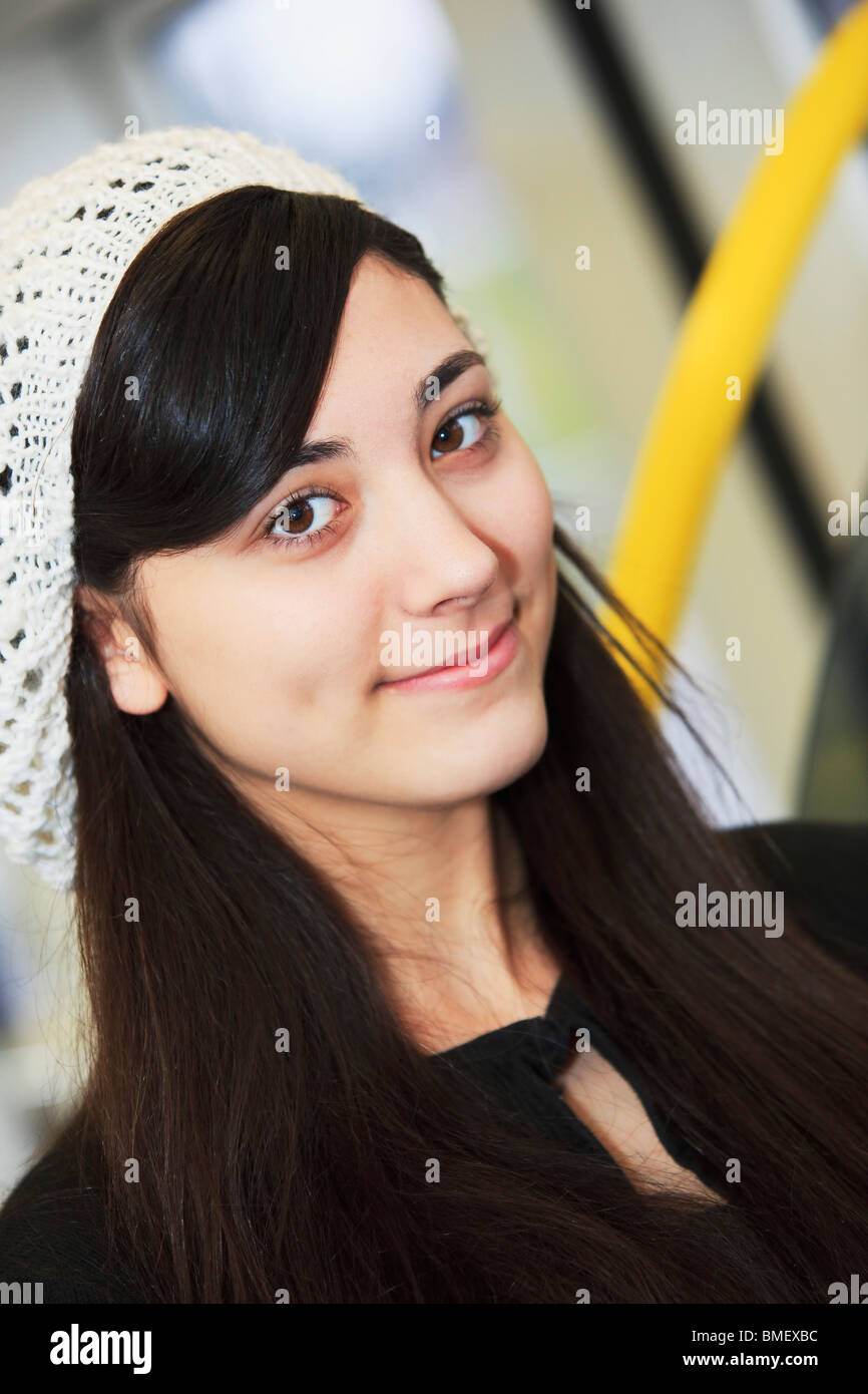 Portland, Oregon, United States Of America; A Teenage Girl Stock Photo ...