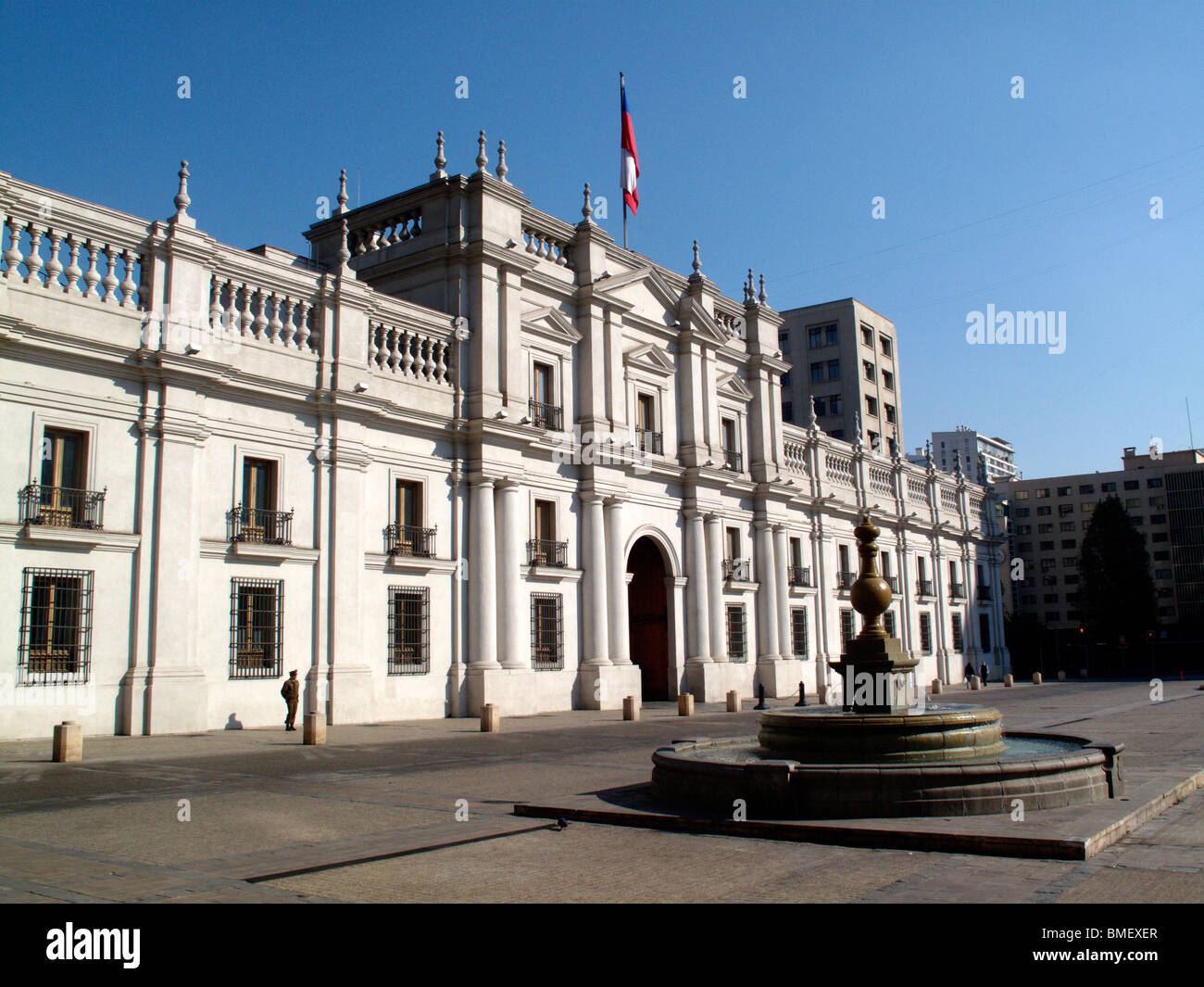 Palacio de la Moneda or Palace of the Moneda in Santiago, Chile Stock ...
