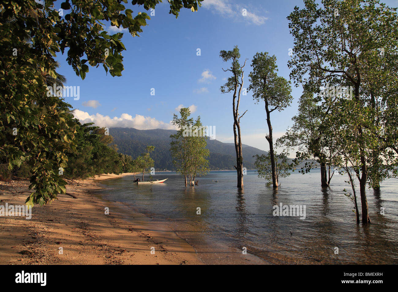 Ayer Batang (ABC) beach, Pulau Tioman, Malaysia Stock Photo - Alamy