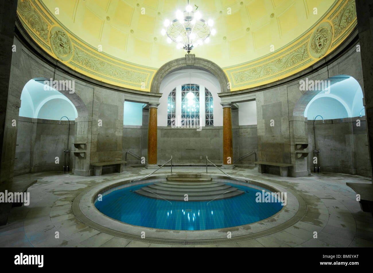 Art Nouveau Bath House. Munich, Germany Stock Photo - Alamy