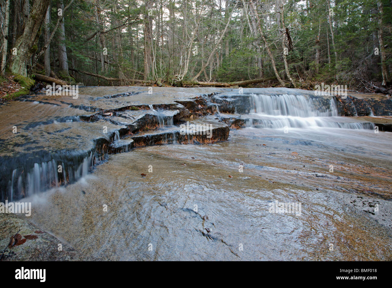 Ledge Brook along the Kancamagus Highway (route 112) in the White ...