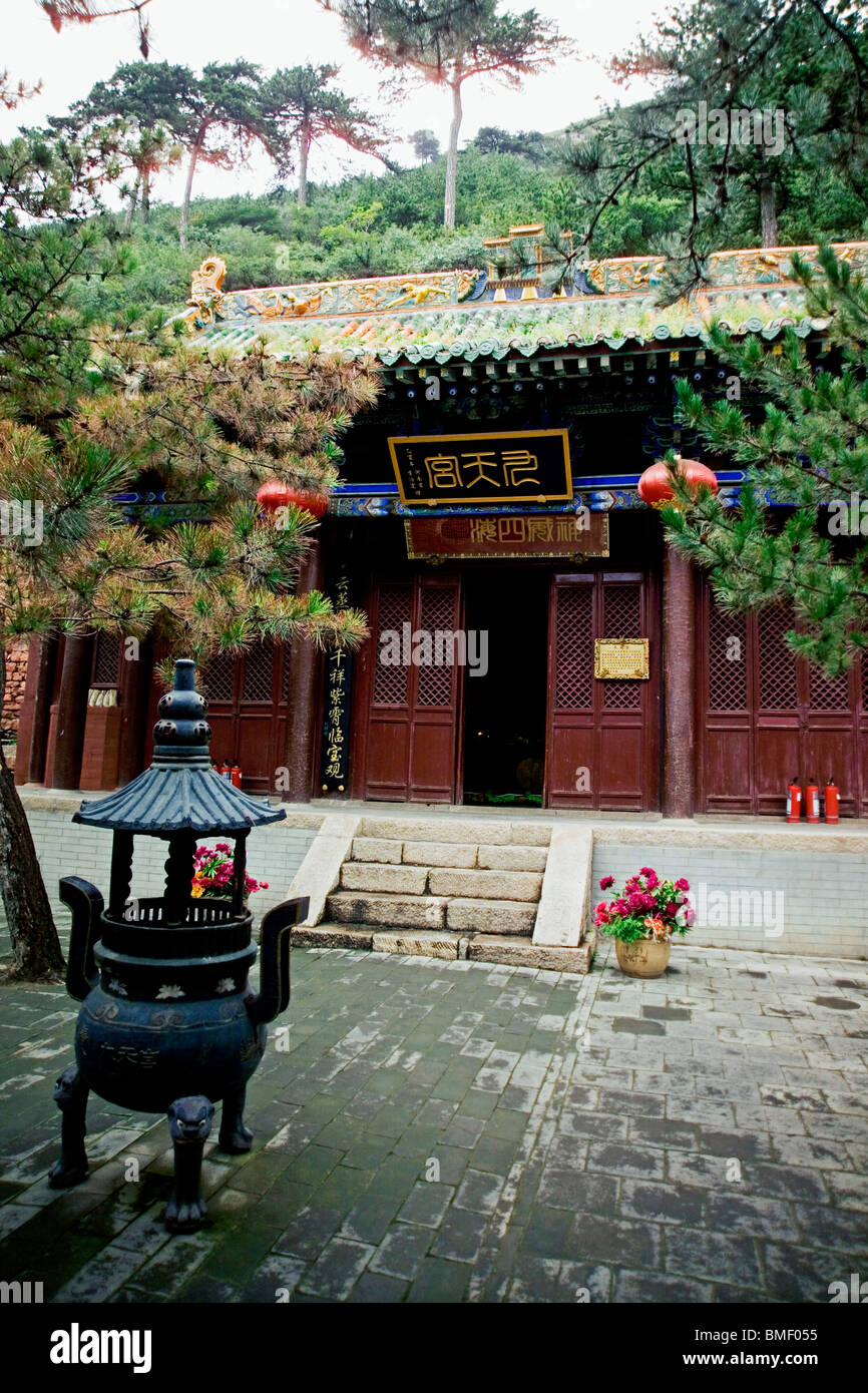 Jiutian Palace, Mount Heng, Datong City, Shanxi Province, China Stock ...