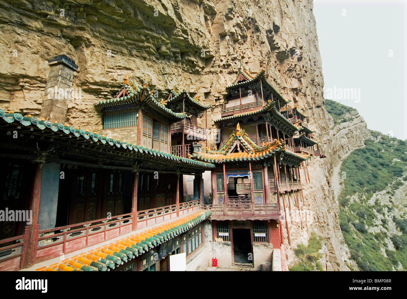 Hanging Temple, Mount Heng, Datong City, Shanxi Province, China Stock ...