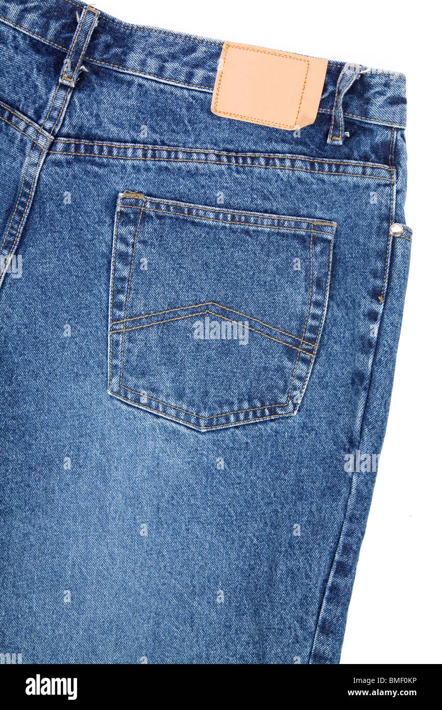 a blue jean close up shot Stock Photo - Alamy
