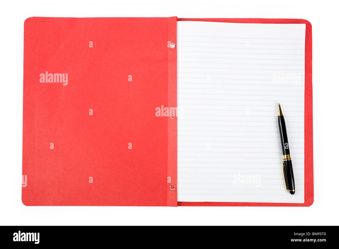 file folder with white background Stock Photo - Alamy
