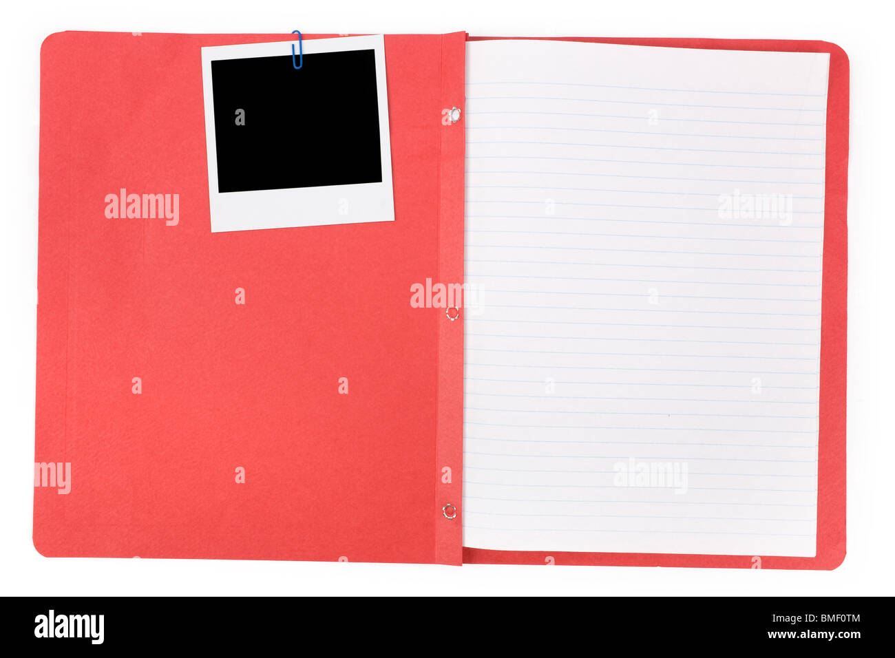 file folder with white background Stock Photo - Alamy
