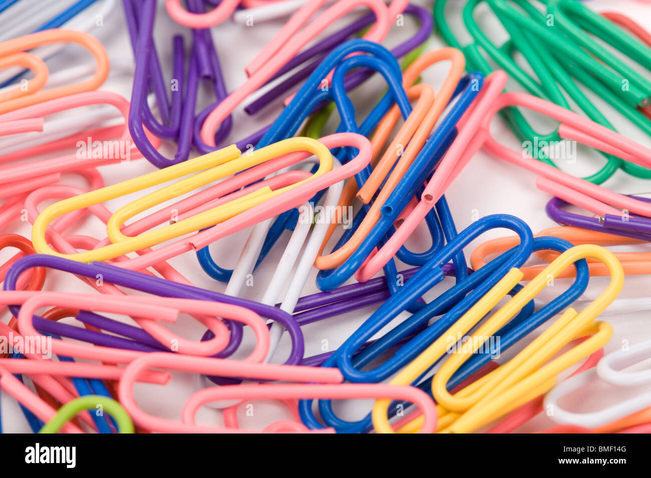 Paper Clip close up for background Stock Photo - Alamy