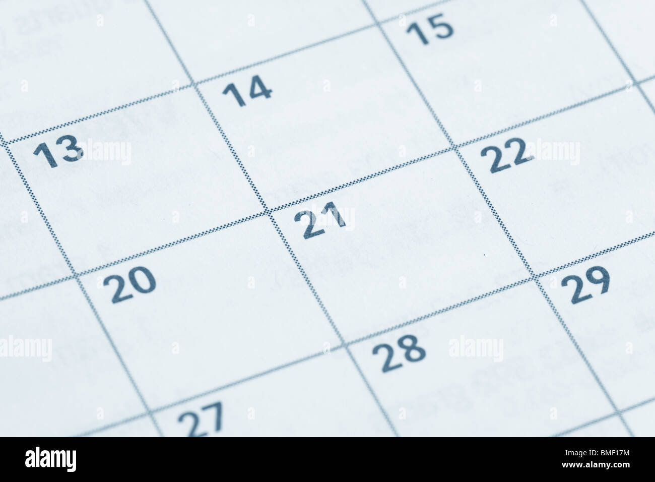 Calendar close up shot for background Stock Photo - Alamy