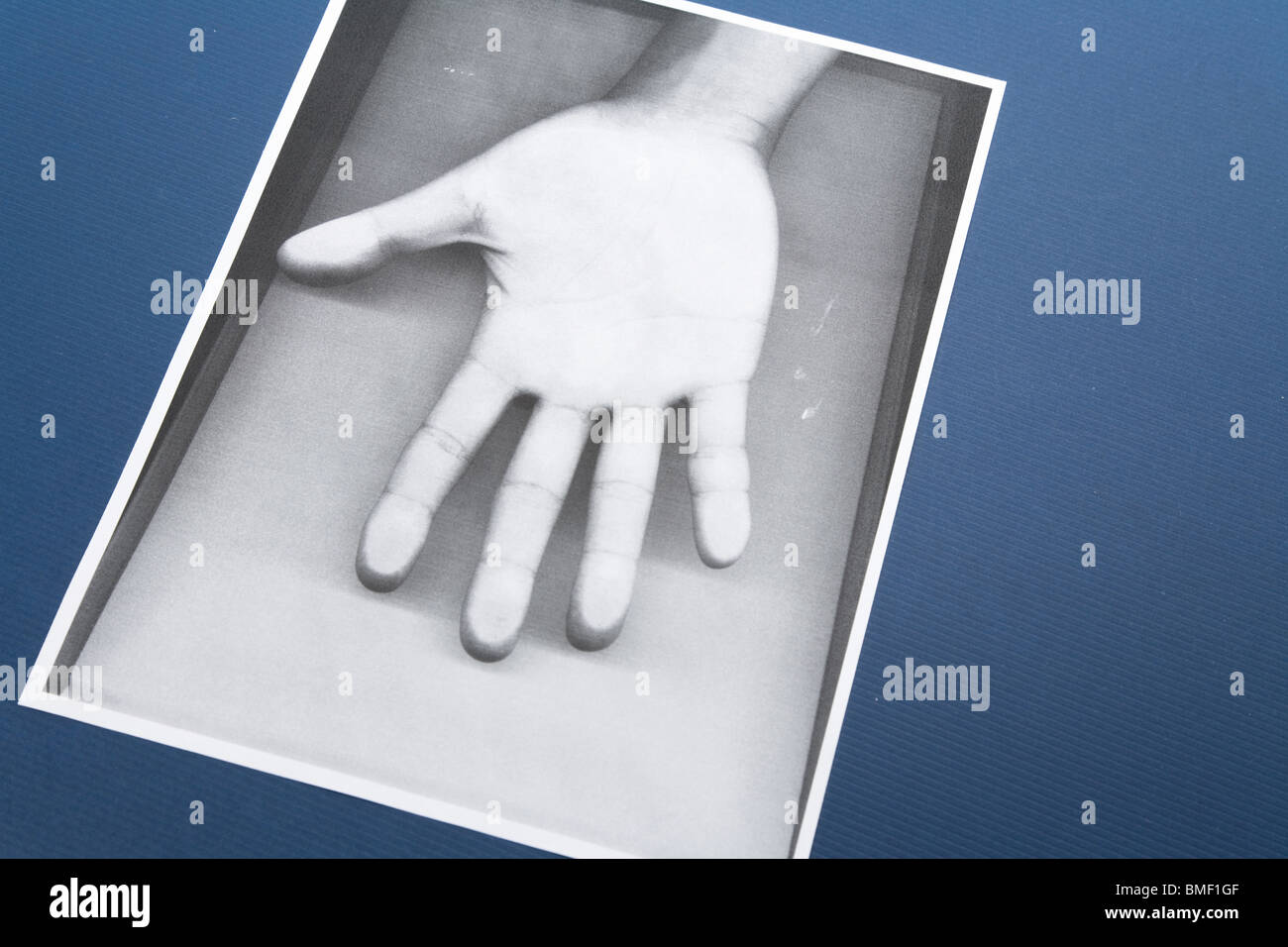 Black and white Photocopy of hand Stock Photo - Alamy