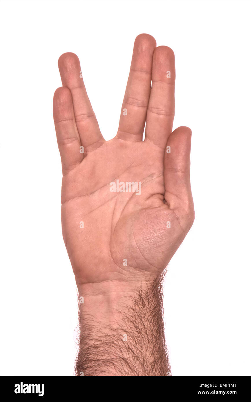 Vulcan hand hi-res stock photography and images - Alamy