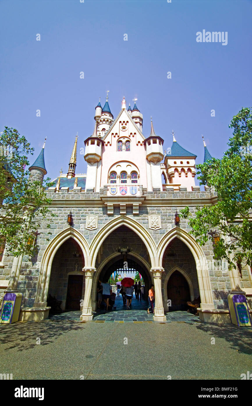 Sleeping Beauty Castle, Fantasyland, Hong Kong Disneyland, Lantau ...