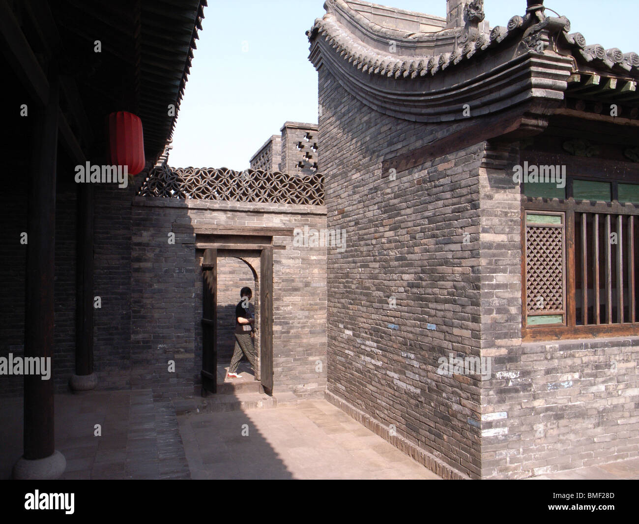 Traditional courtyard house, Pingyao, Shanxi Province, China Stock ...