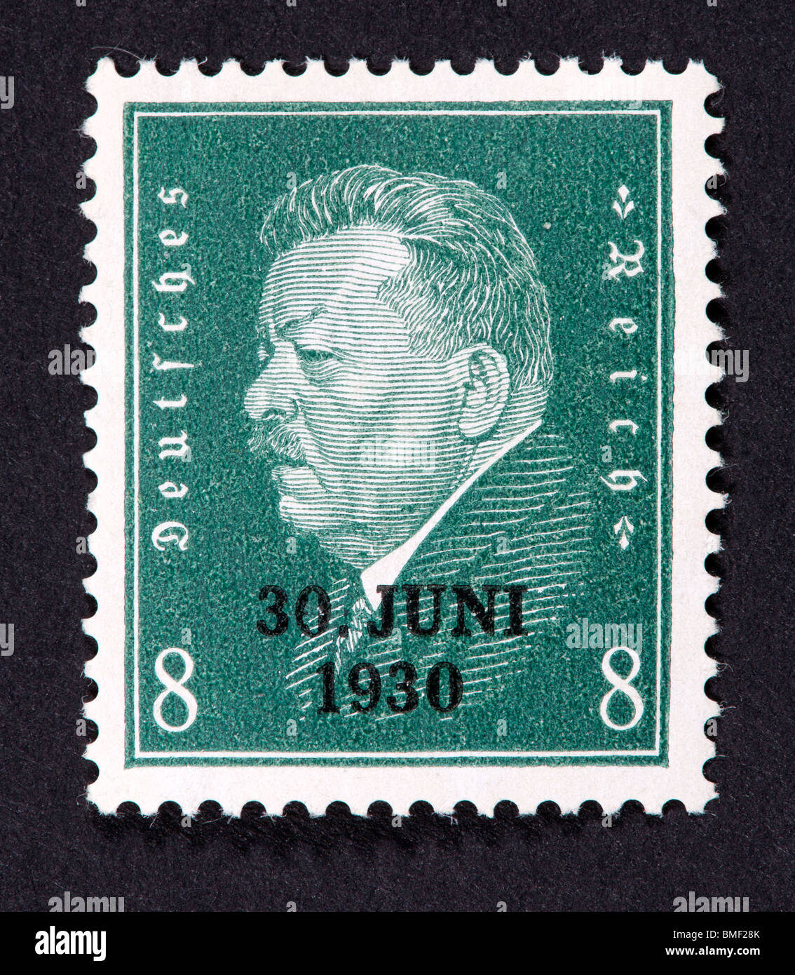 Postage stamp from Germany depicting President Friedrich Ebert for the ...