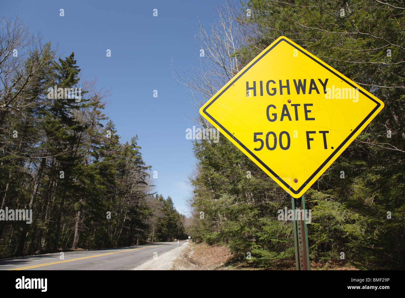 Bear Notch Road in the White Mountains, New Hampshire USA during the ...