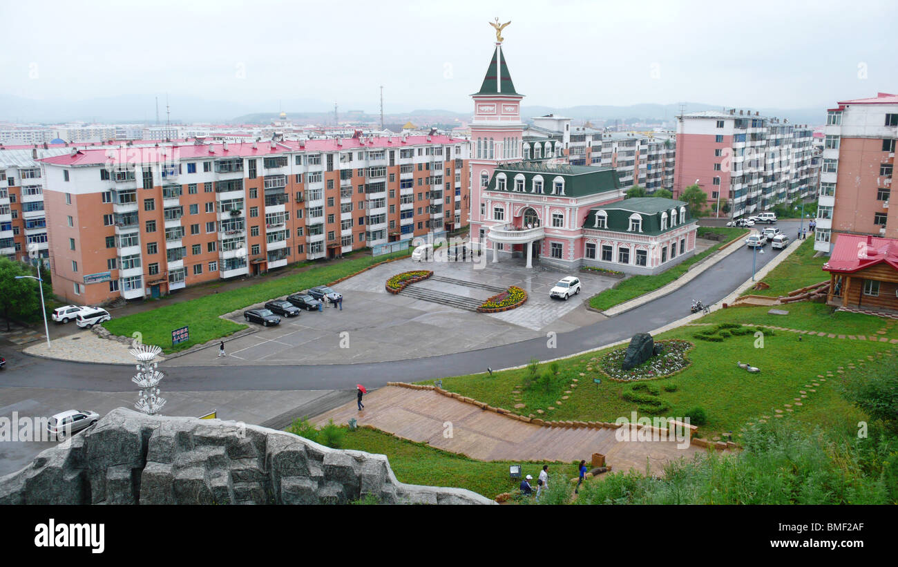 Russian style architecture in Harbin, Heilongjiang Province, China ...