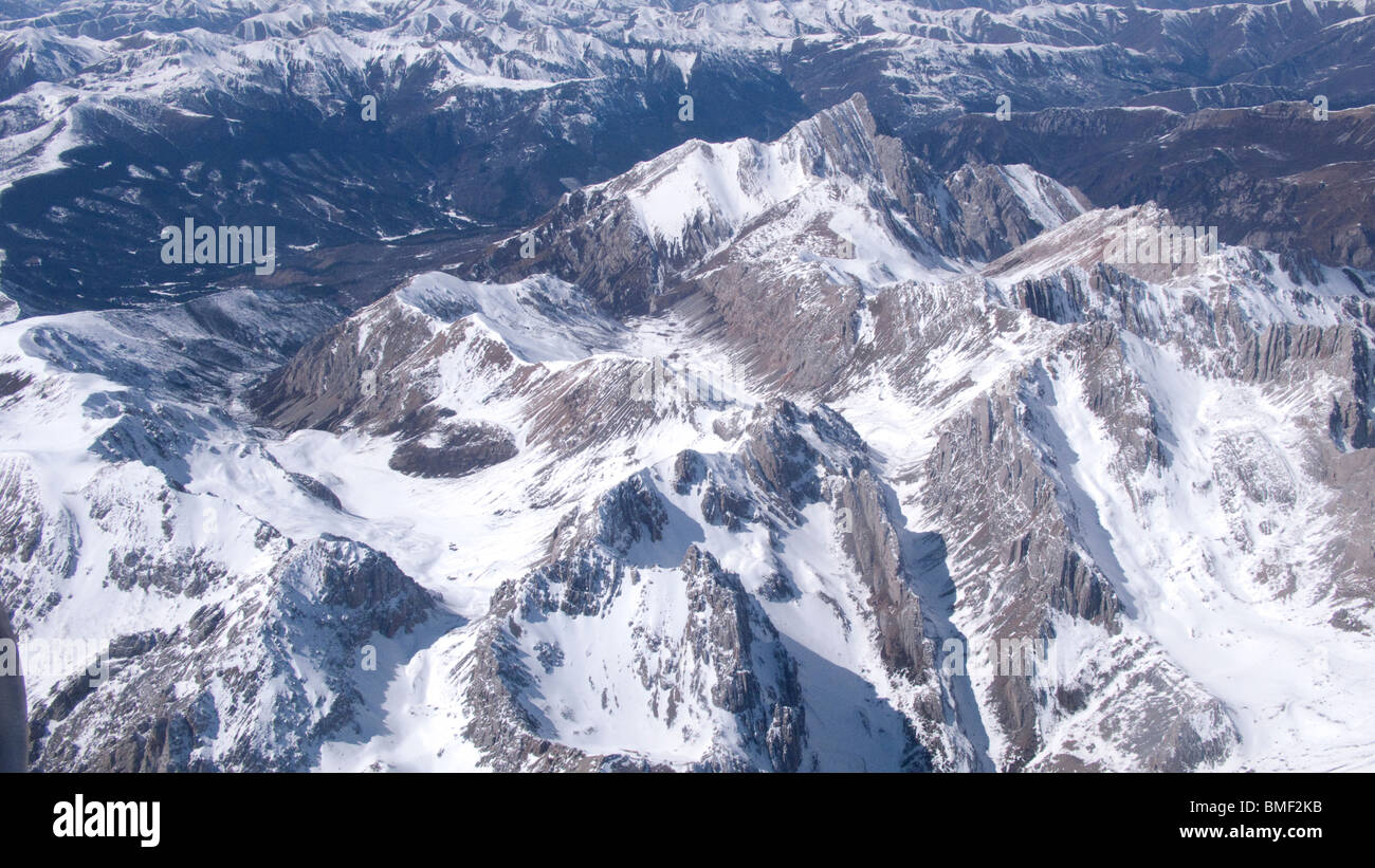 Mountain range, Dagu Glacier Scenic Area, Dagu Natural Reserve, Aba ...