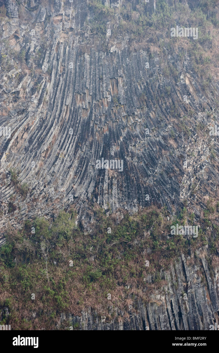 Columnar jointing, Tengchong Volcano and Geotherm National Geopark ...