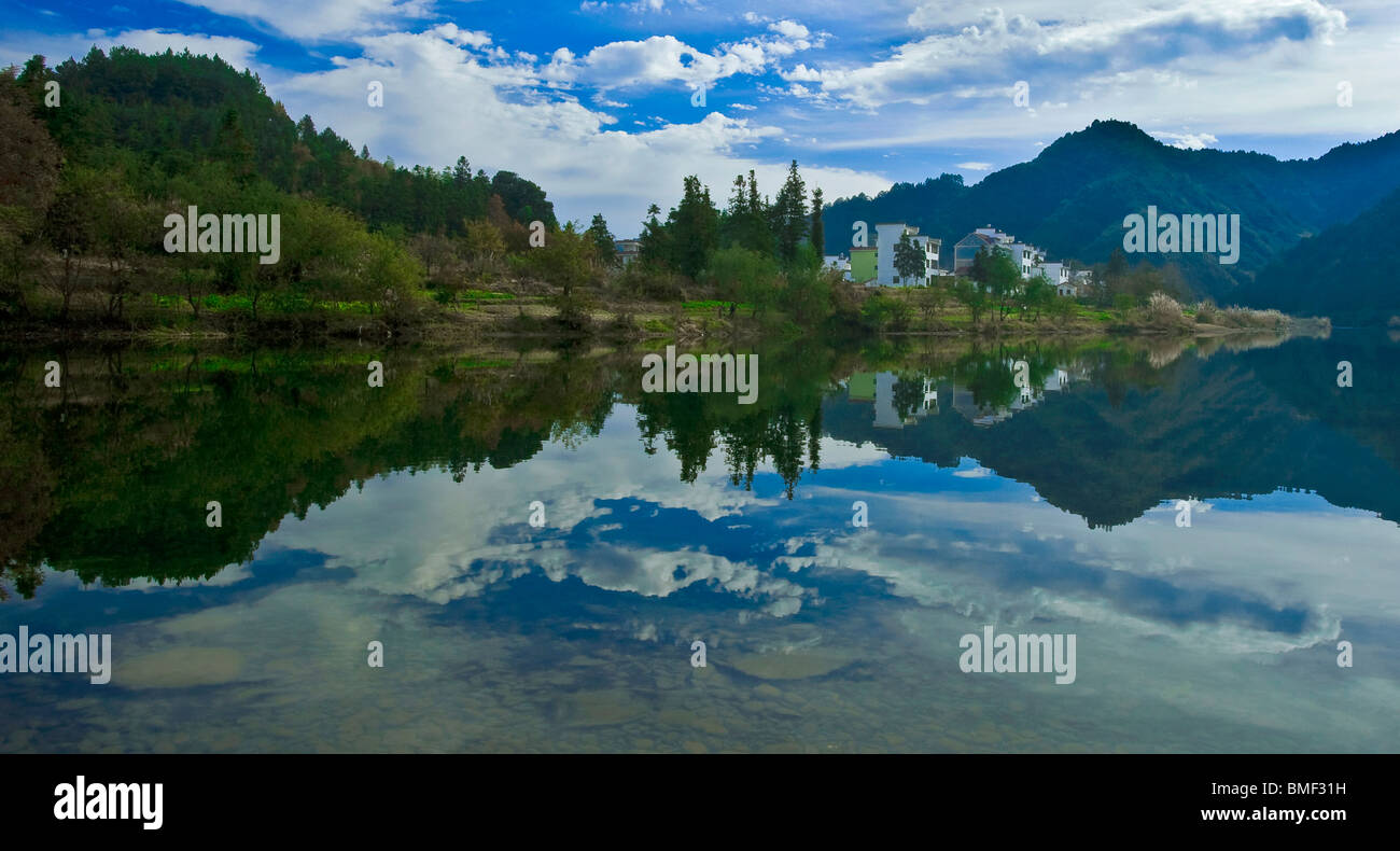 Nanxi River in Yongjia, Wenzhou, Zhejiang Province, China Stock Photo ...