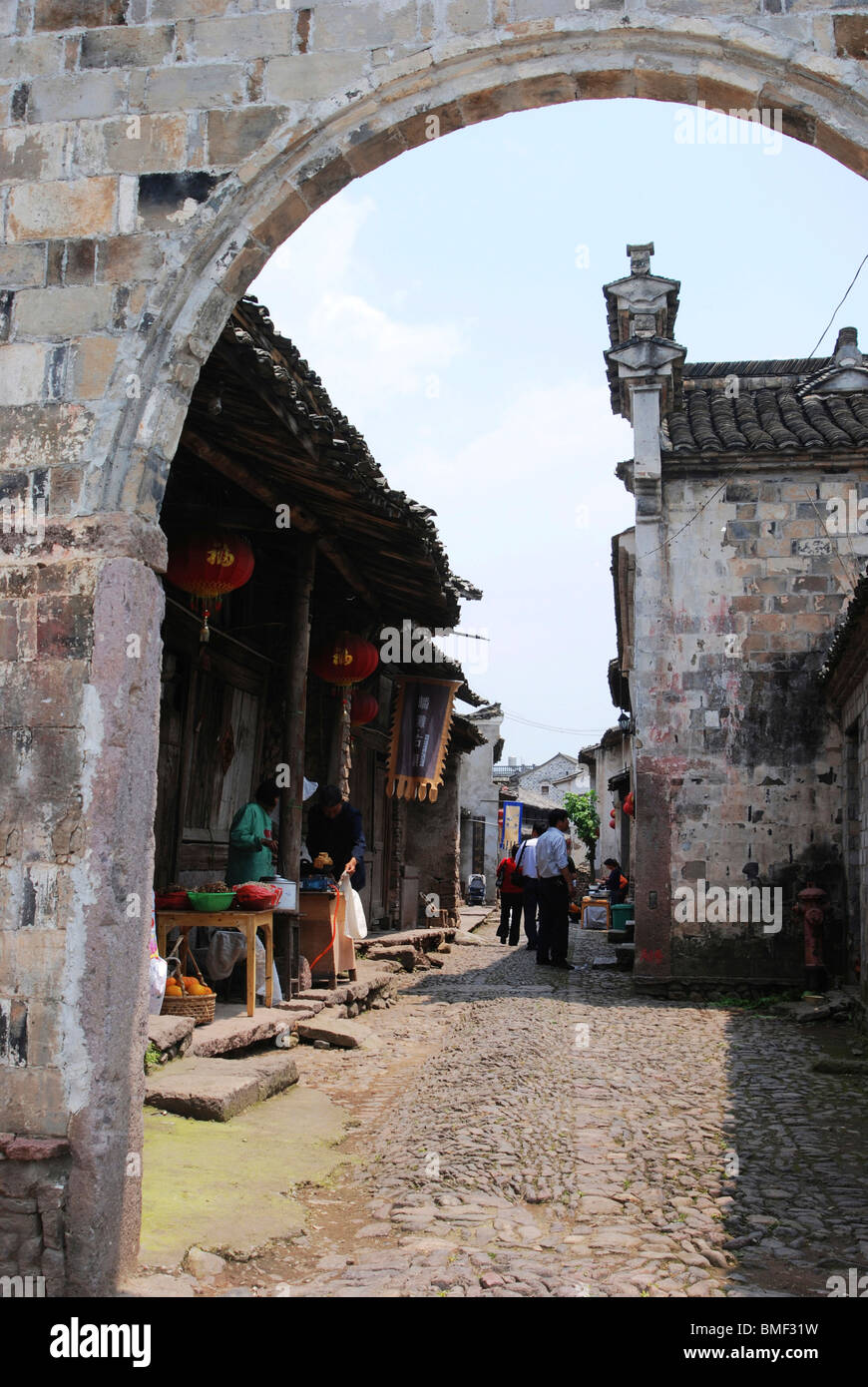 Potan Ancient Town, Taizhou, Zhejiang Province, China Stock Photo - Alamy