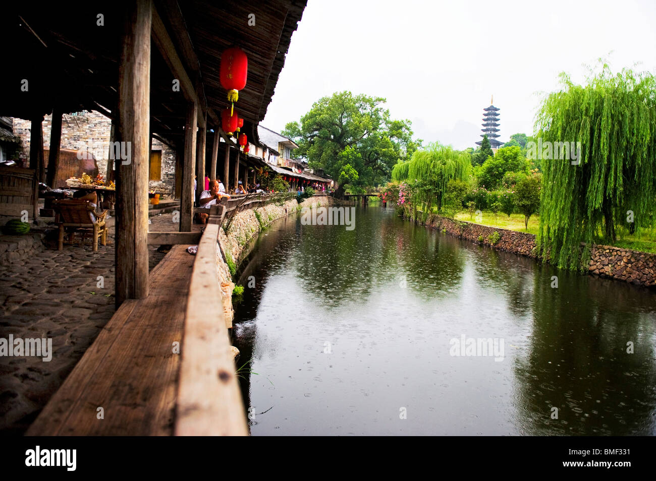 Lishui Street, Yantou, Yongjia, Zhejiang Province, China Stock Photo ...