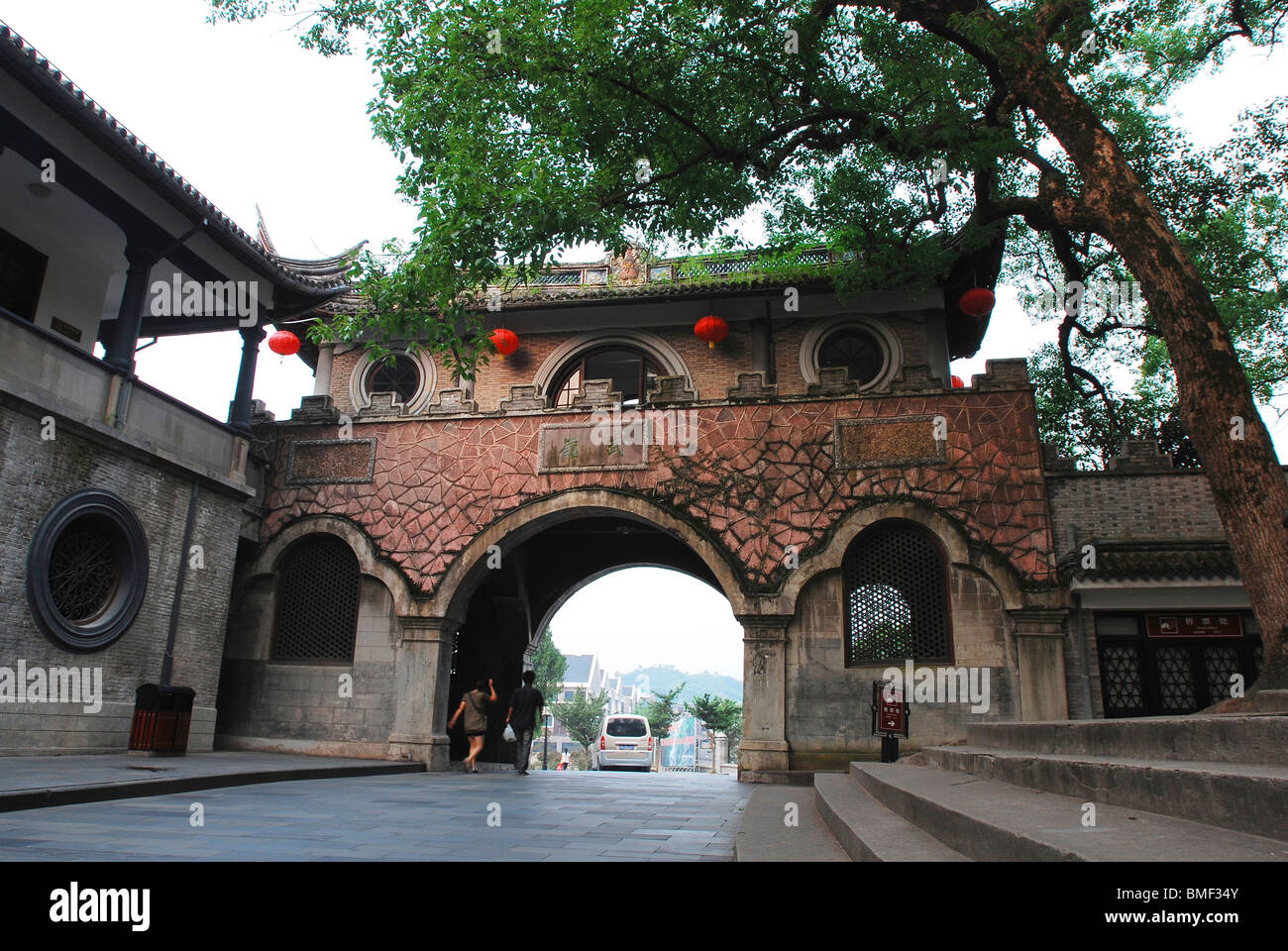 Wuling Gate Tower, Xikou, Fenghua, Zhejiang Province, China Stock Photo ...