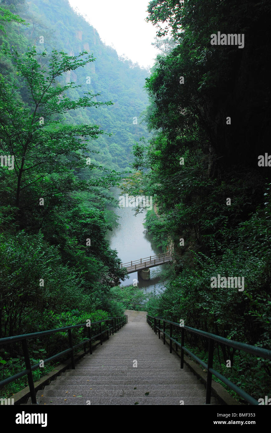 Three Hidden Lake Scenic Area, Mount Xuedou Scenic Area, Xikou, Fenghua ...