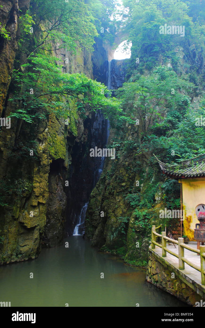 Three Hidden Lake Scenic Area, Mount Xuedou Scenic Area, Xikou, Fenghua ...