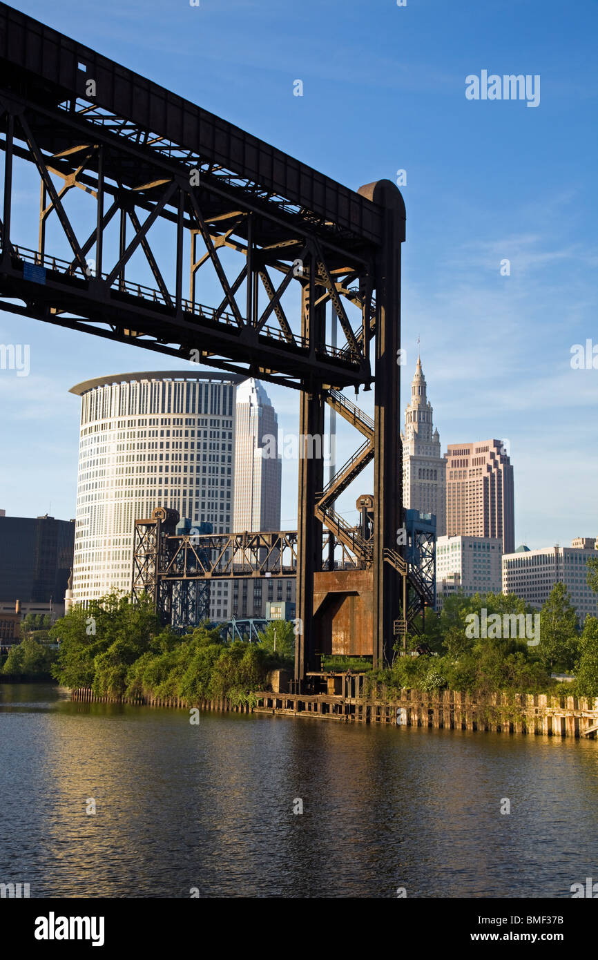 Bridge in Cleveland, Ohio, USA Stock Photo - Alamy