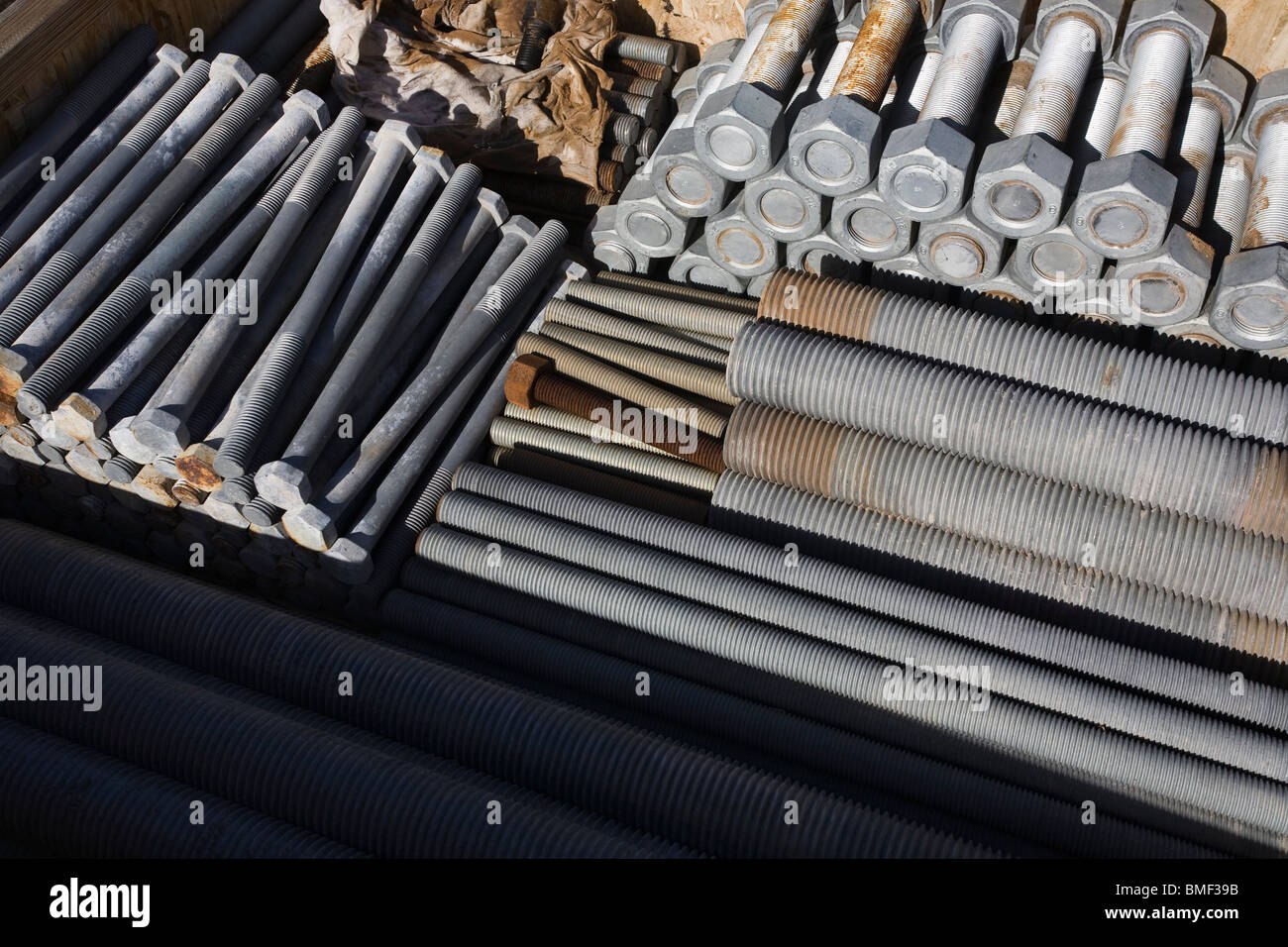 Large bolt hardware Stock Photo - Alamy