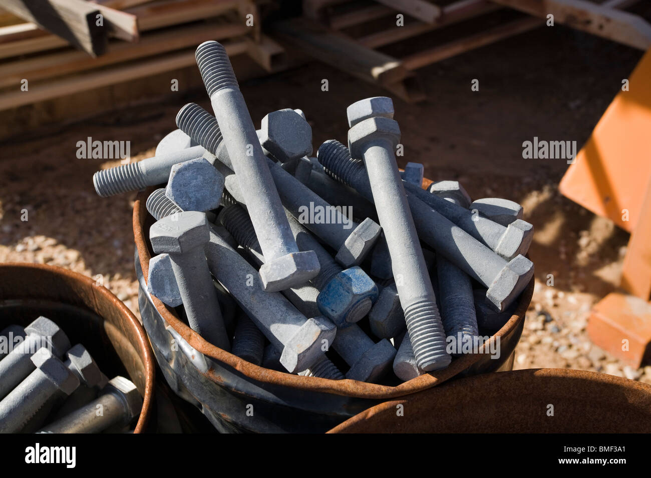Large bolt hardware Stock Photo - Alamy