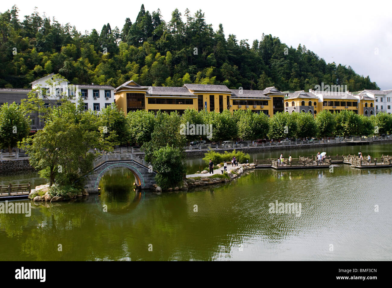 A large resort at the foot of Jinggangshan, Ji'an, Jiangxi Province ...