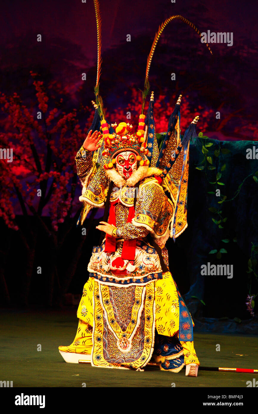 Beijing opera performer performing the Journey To The West, Beijing ...