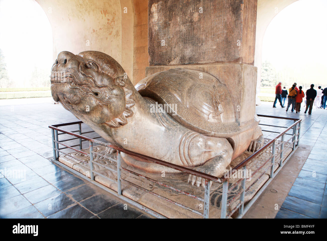 Dragon-headed Turtle, Ming Dynasty Tombs, Beijing, China Stock Photo ...
