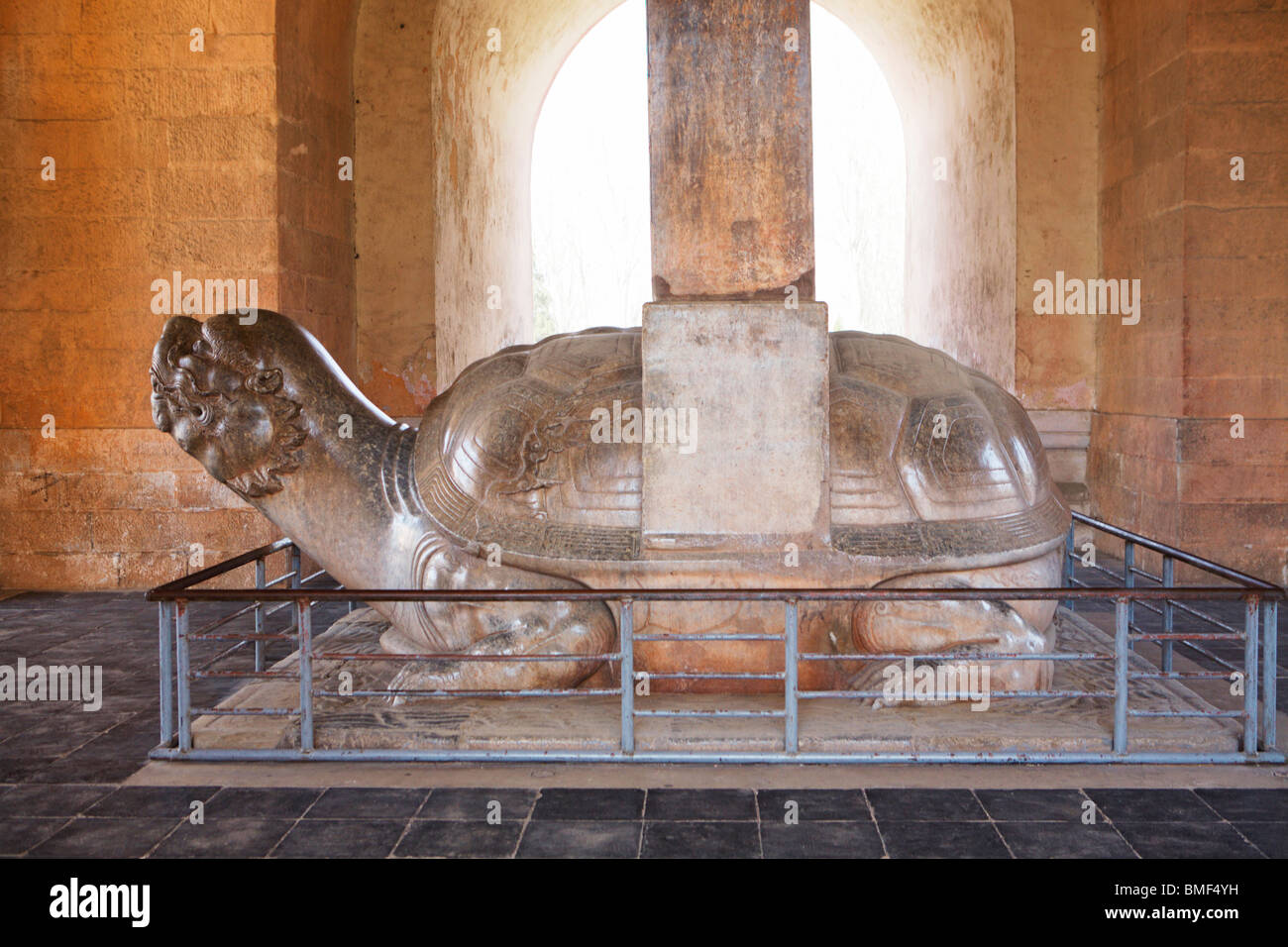 Dragon-headed Turtle, Ming Dynasty Tombs, Beijing, China Stock Photo ...