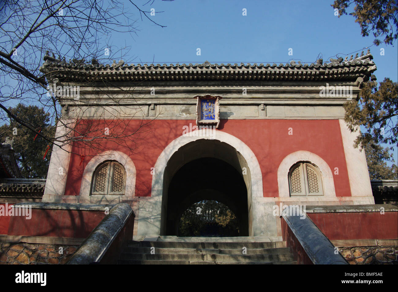 Temple Of Azure Clouds, Fragrant Hills Park, Beijing, China Stock Photo ...