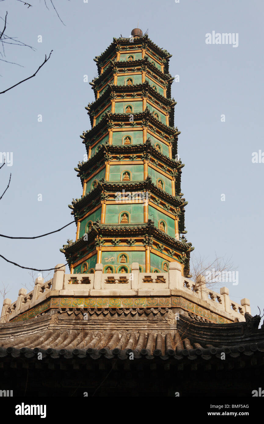 Liuli Ta Pagoda, Bright Temple, Fragrant Hills Park, Beijing, China ...