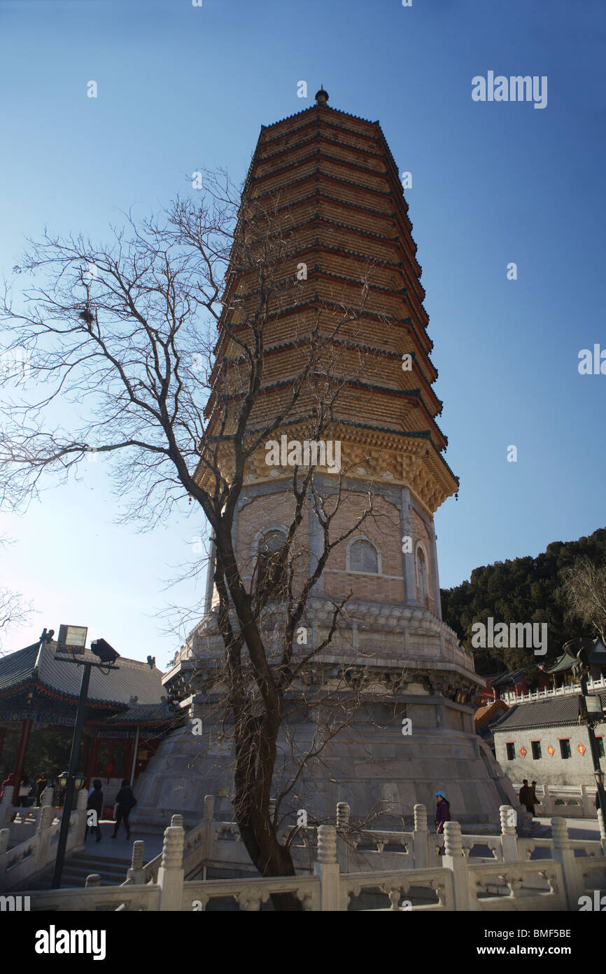 Sarira Pagoda, Temple Of Divine Light, Badachu Park, Beijing, China ...