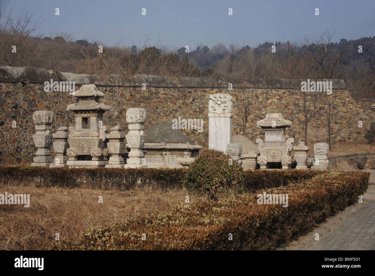 Former Site Of Xiangtang, Tomb Of Eunuch Tian Yi, Beijing, China Stock ...